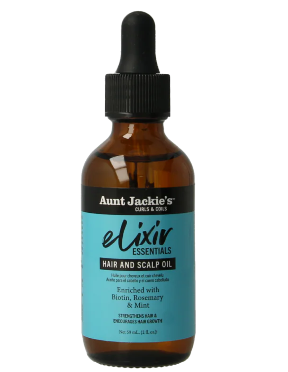 Aunt Jackie’s Elixir Essentials Hair and Scalp Oil Biotin Rosemary & M ...